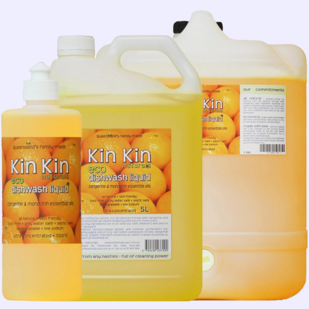 Kin Kin Dishwashing Liquid - Tangerine and Mandarin – Short Street Kitchen