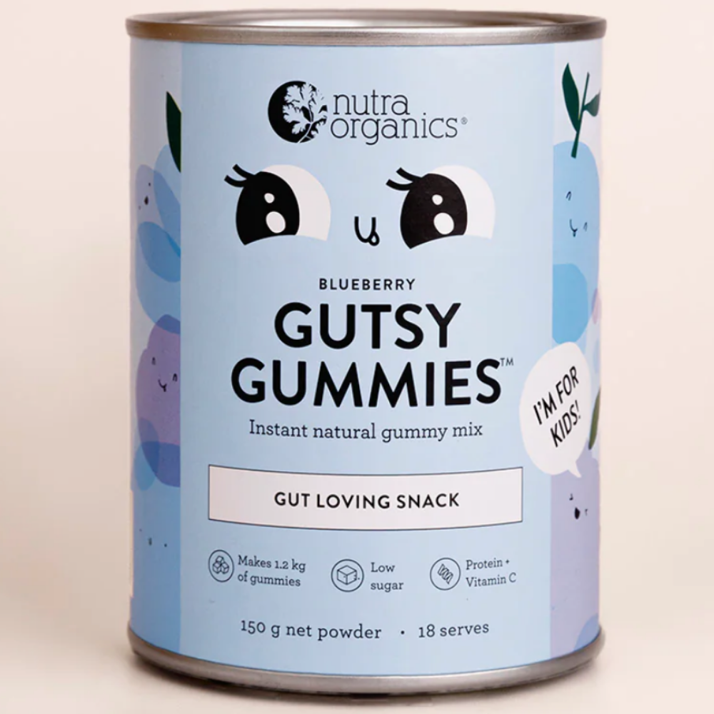 Nutra Organics Gutsy Gummies Blueberry 150g – Short Street Kitchen